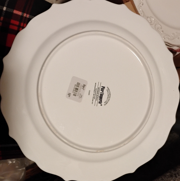 Pier 1 | Dining | Pier Cream Ceramic Dinnerware Plate 4 Plates In Set ...